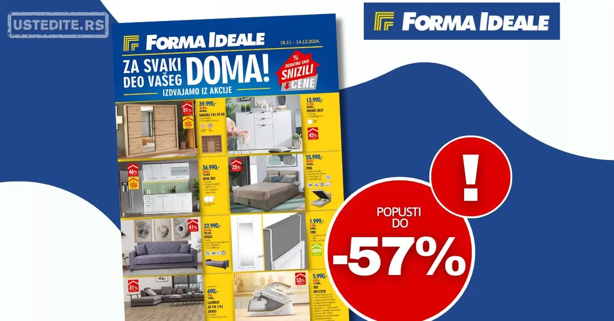 Forma Ideale katalog 18.11-14.12.2024. - ustedite.rs