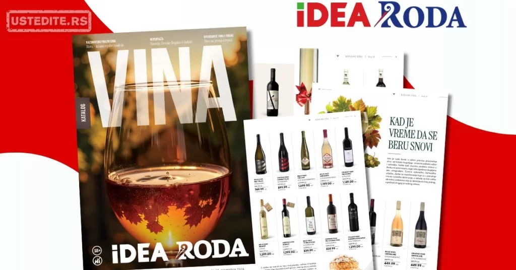 Roda & Idea katalog VINA 25.10-24.11.2024. - ustedite.rs