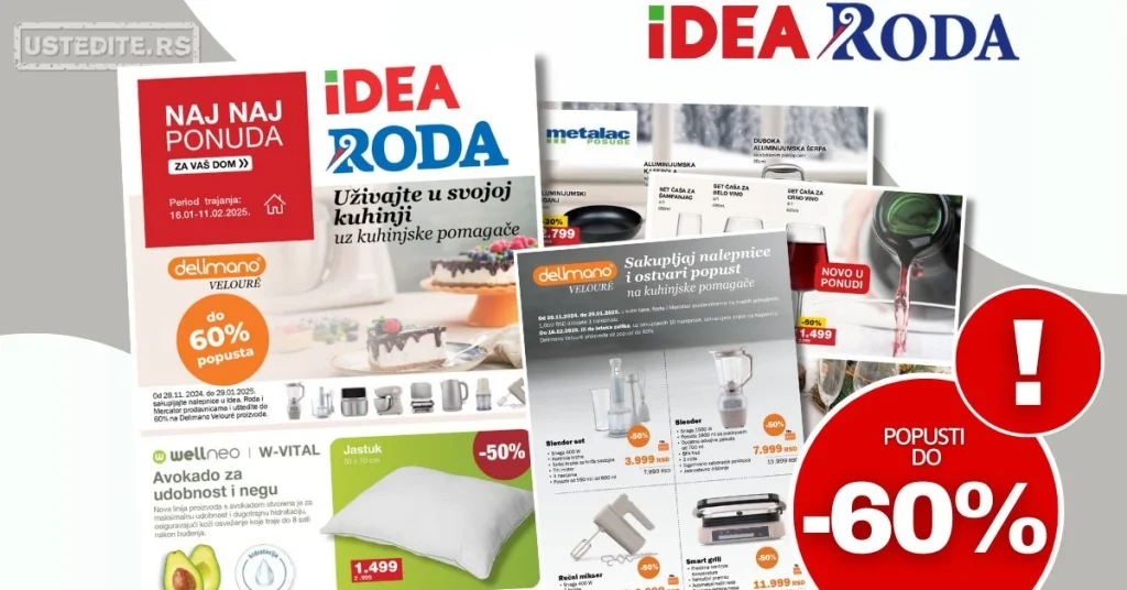 Roda & Idea katalog NEPREHRANA 16.1-11.2.2025. - ustedite.rs