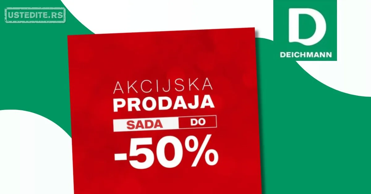 Deichmann SNIŽENJE 23-28.1.2025. - ustedite.rs