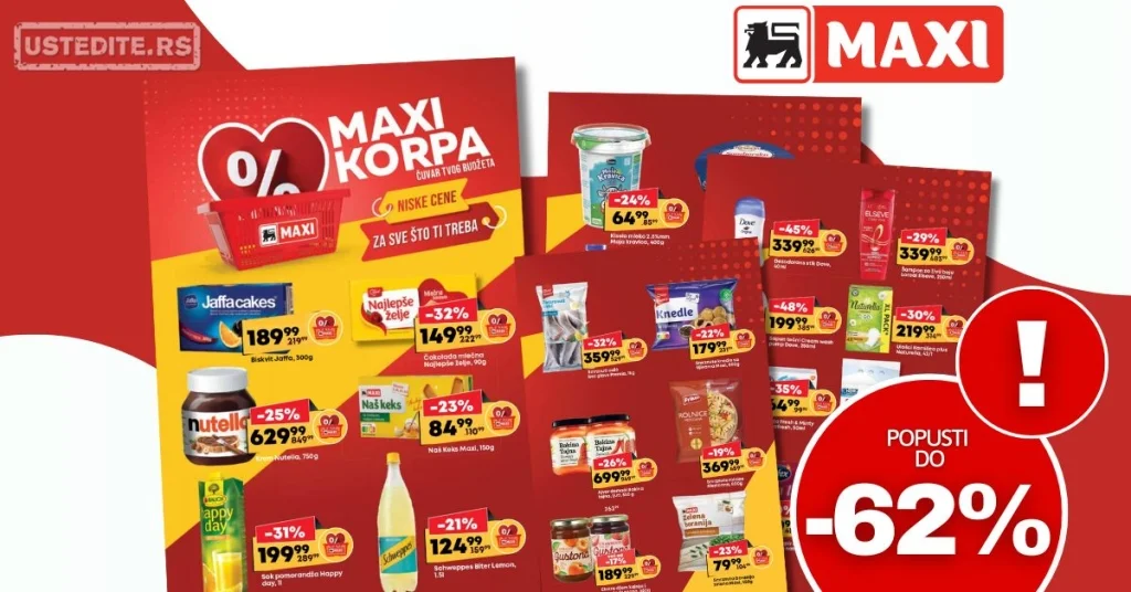 Mega Maxi katalog 30.1-5.2.2025. - ustedite.rs