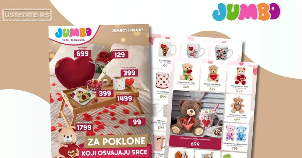 Jumbo katalog POKLONI 24.1-14.2.2025. - ustedite.rs