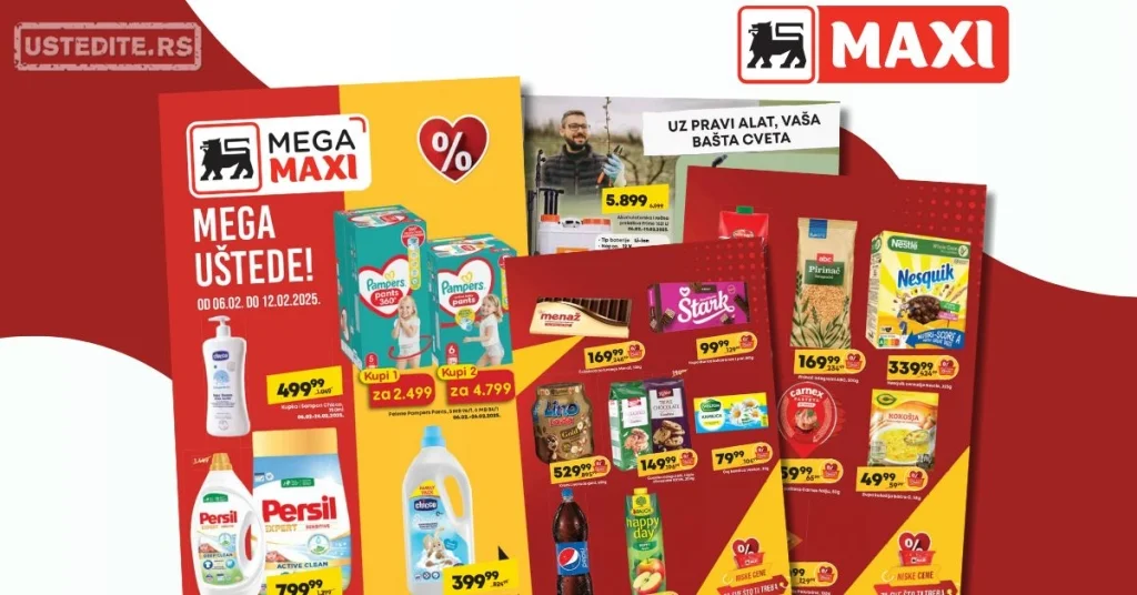 Mega Maxi katalog 6-12.2.2025. - ustedite.rs