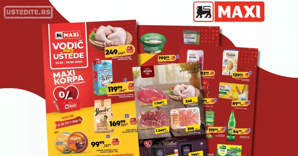 Mega Maxi katalog 13-19.2.2025. - ustedite.rs