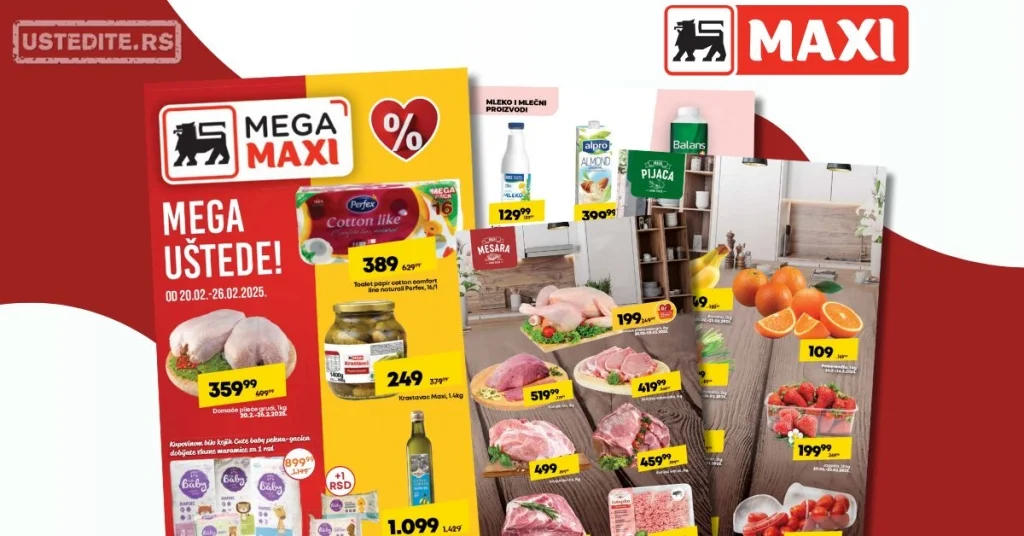 Mega Maxi katalog 20-26.2.2025. - ustedite.rs