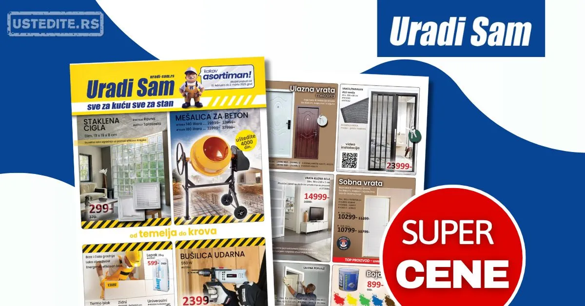 Uradi Sam katalog 19.2-2.3.2025. - ustedite.rs