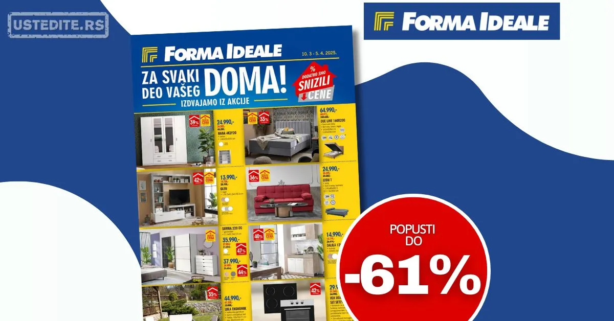 Forma Ideale katalog 10.3-5.4.2025. - ustedite.rs