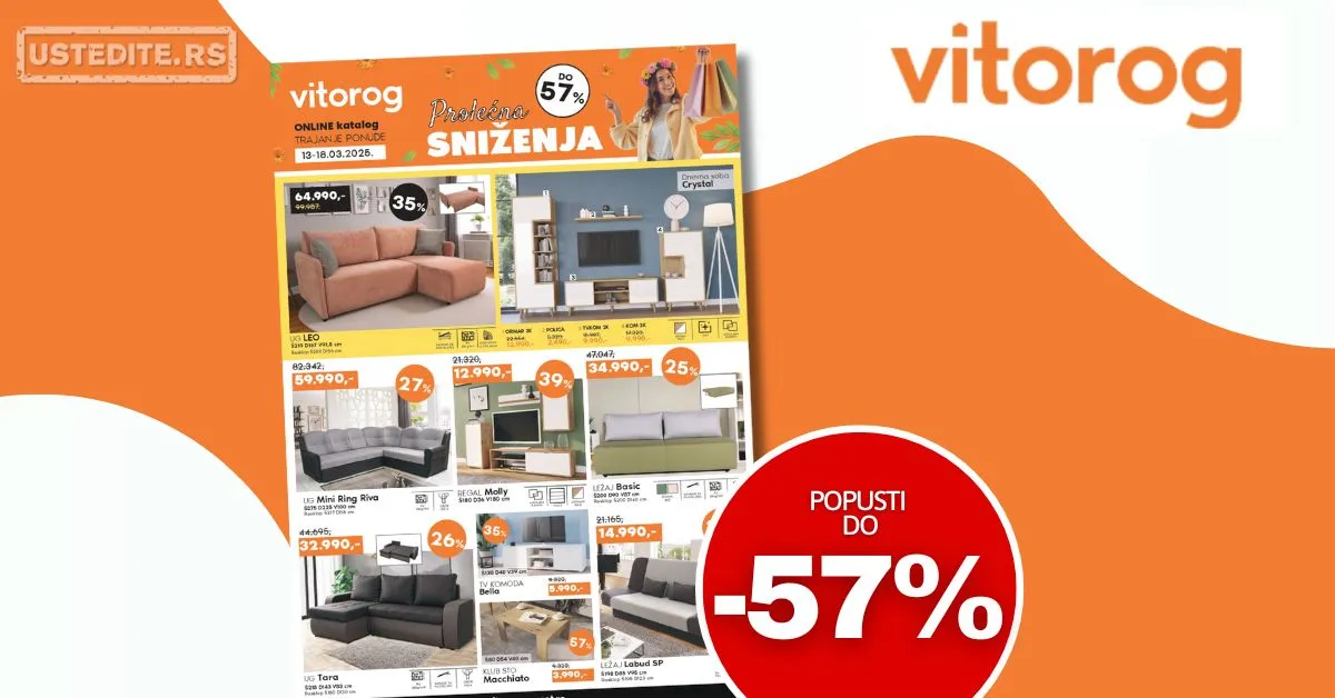 Vitorog katalog SNIŽENJE 13-18.3.2025. - ustedite.rs