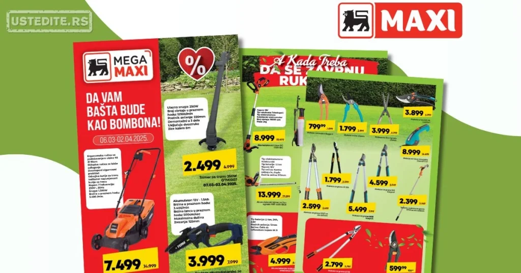 Mega Maxi katalog SVE ZA BAŠTU 6.3-2.4.225. - ustedite.rs