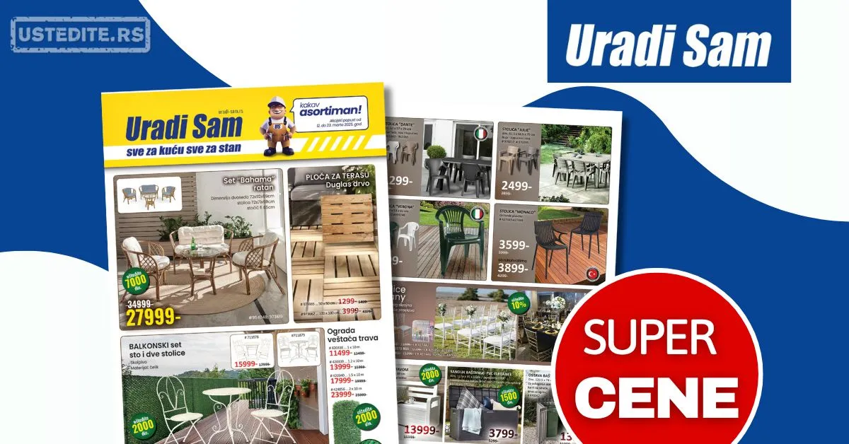Uradi Sam katalog 12-23.3.2025. - ustedite.rs