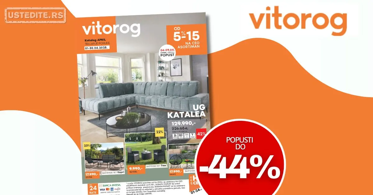 Vitorog katalog APRIL 2025. - ustedite.rs