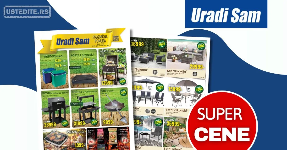 Uradi Sam katalog 24.4-4.5.2025. - ustedite.rs