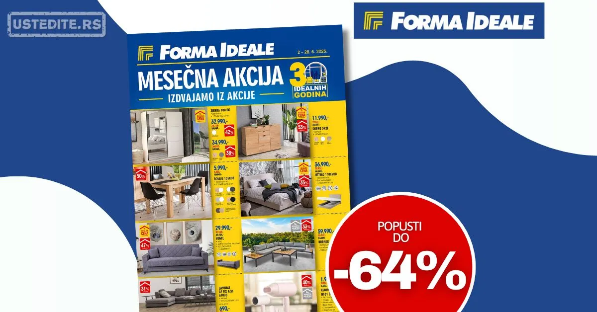 Forma Ideale katalog 2-28.6.2025. - ustedite.rs