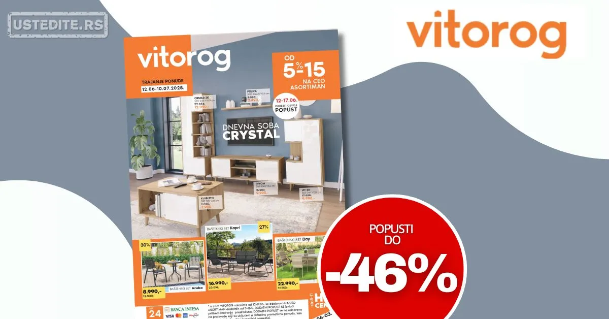 Vitorog katalog LETNJA PONUDA 12.6-10.7.2025. - ustedite.rs