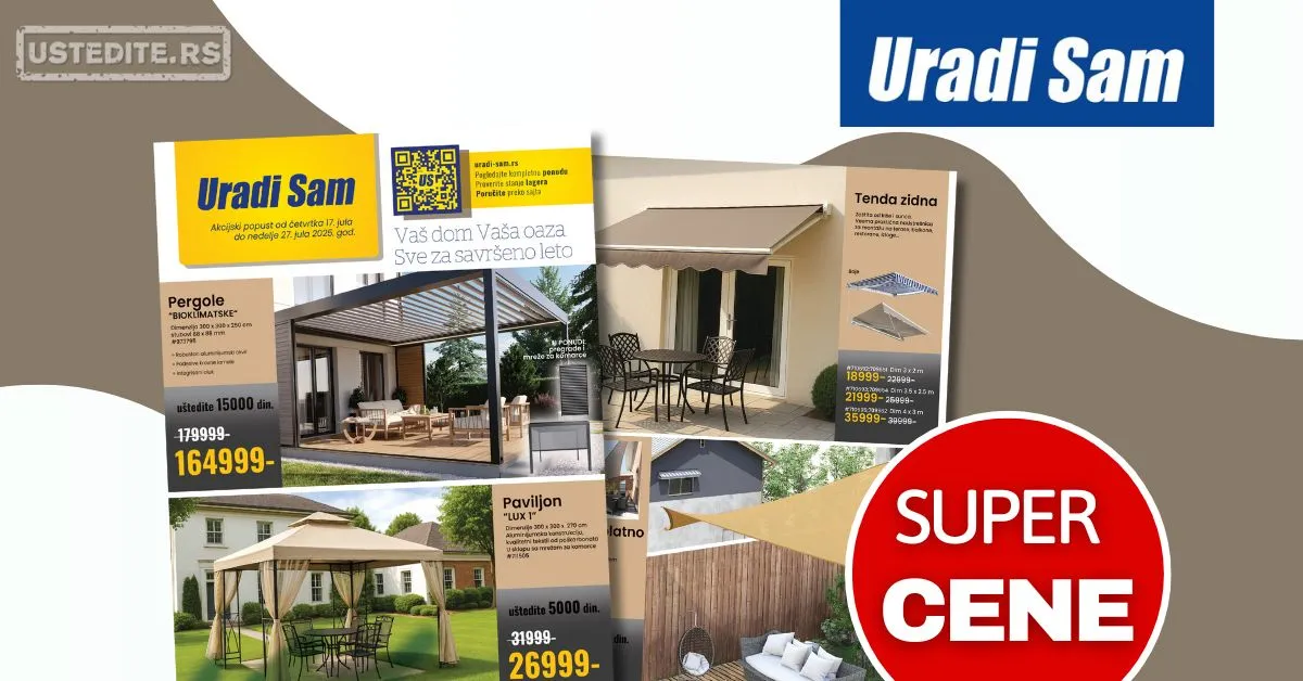 Uradi Sam katalog 17-27.7.2025. - ustedite.rs