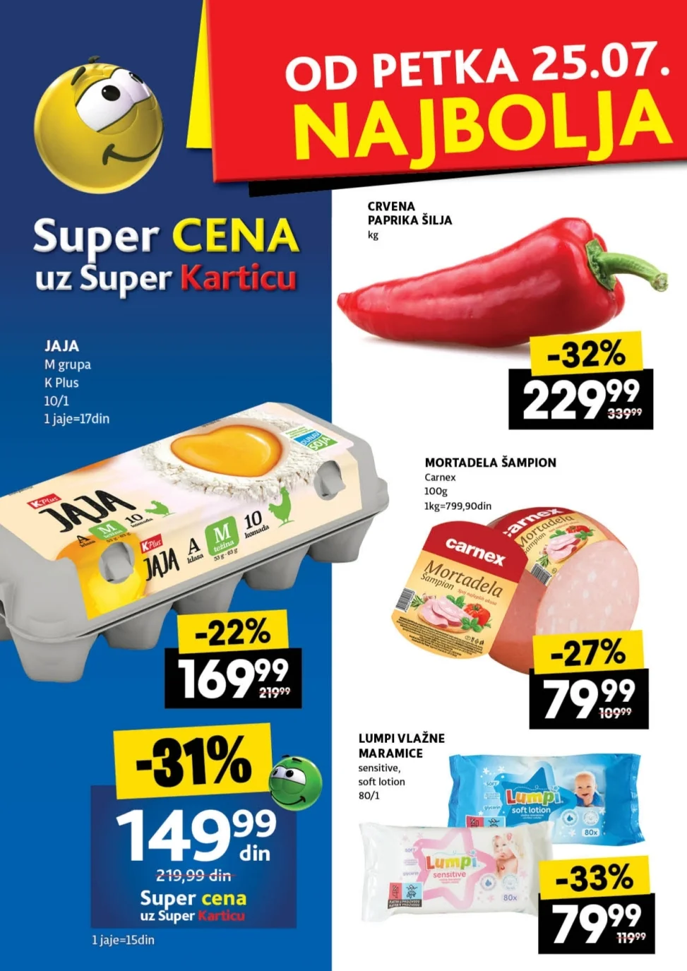 Idea VIKEND AKCIJA 25-27.7.2025. - ustedite.rs