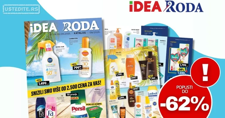 Roda & Idea katalog NEPREHRANA 7.8-2.9.2025. - ustedite.rs