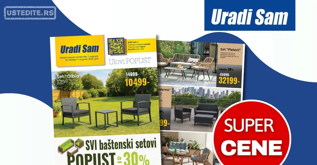 Uradi Sam katalog 7-17.8.2025. - ustedite.rs