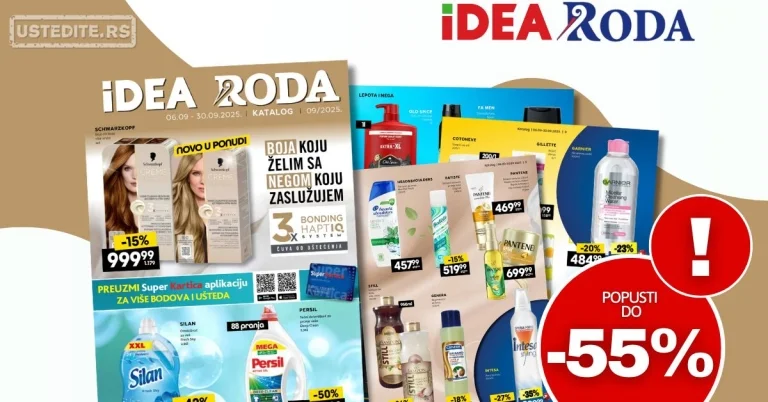 Roda & Idea katalog NEPREHRANA 6-30.9.2025. - ustedite.rs