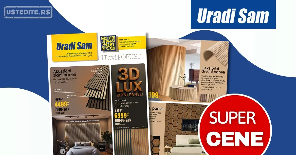 Uradi Sam katalog 11-21.9.2025. - ustedite.rs