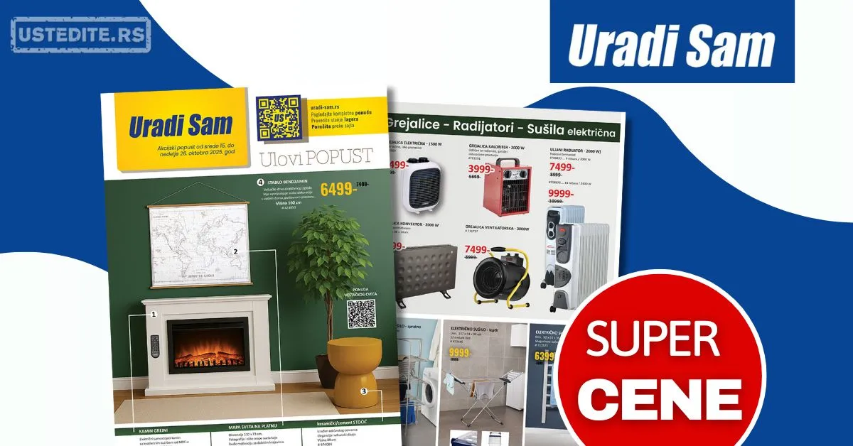 Uradi Sam katalog 15-26.10.2025. - ustedite.rs
