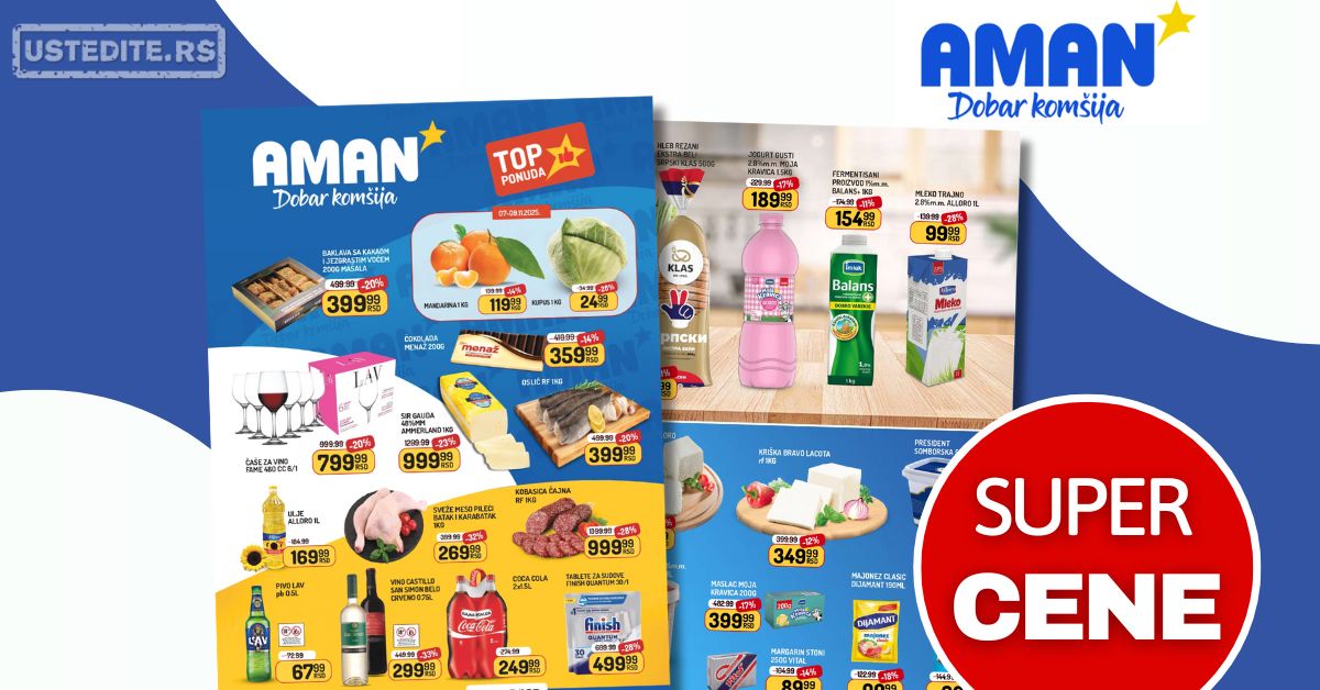 Aman katalog 7-13.11.2025. - ustedite.rs