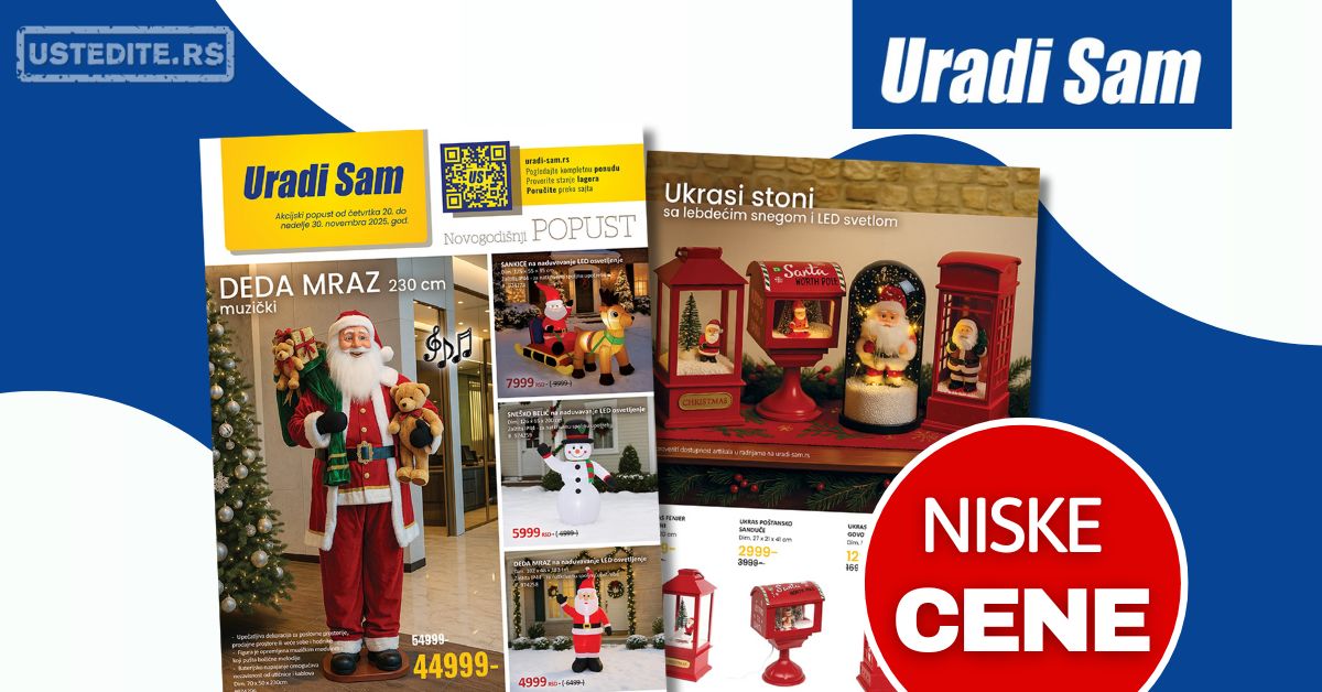 Uradi Sam katalog 20-30.11.2025. - ustedite.rs