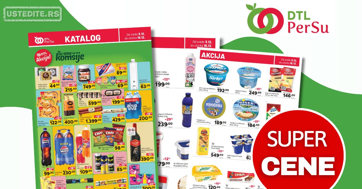 DTL PerSu katalog 3-16.12.2025. - ustedite.rs