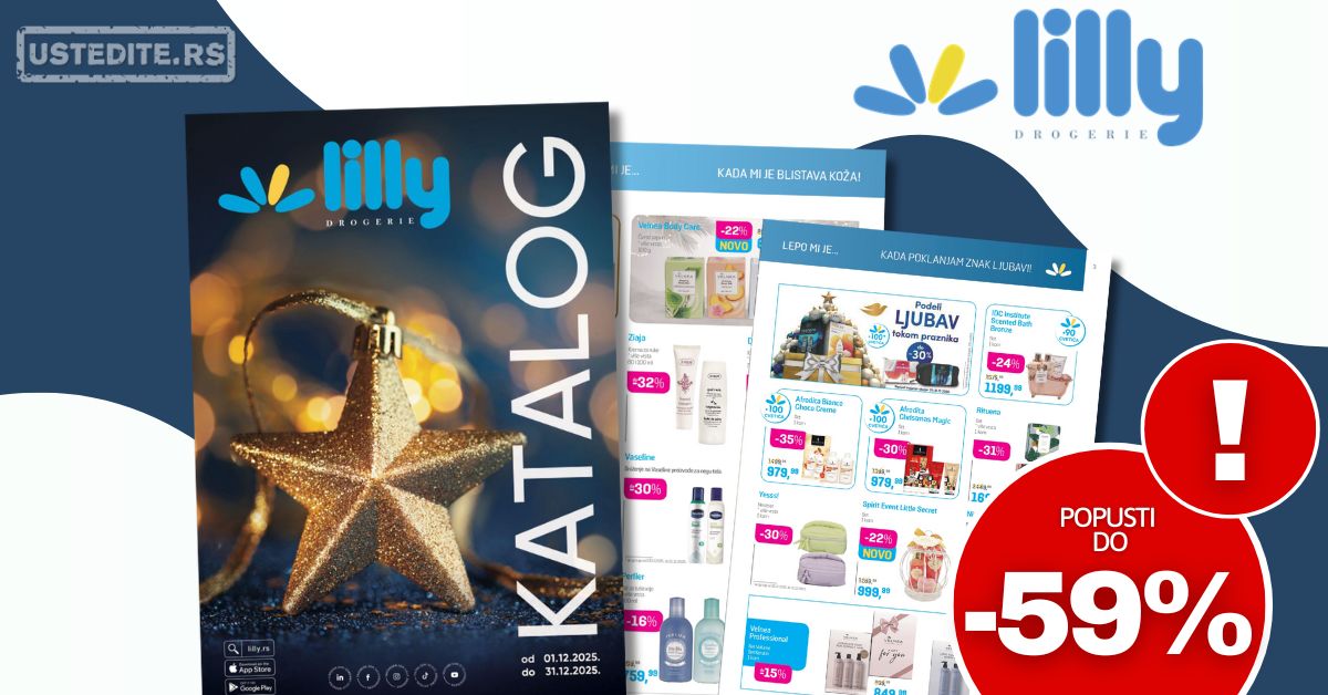 Lilly katalog DECEMBAR 2025. - ustedite.rs