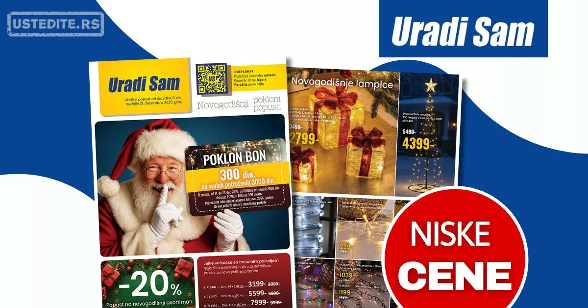 Uradi Sam katalog 11-21.12.2025. - ustedite.rs