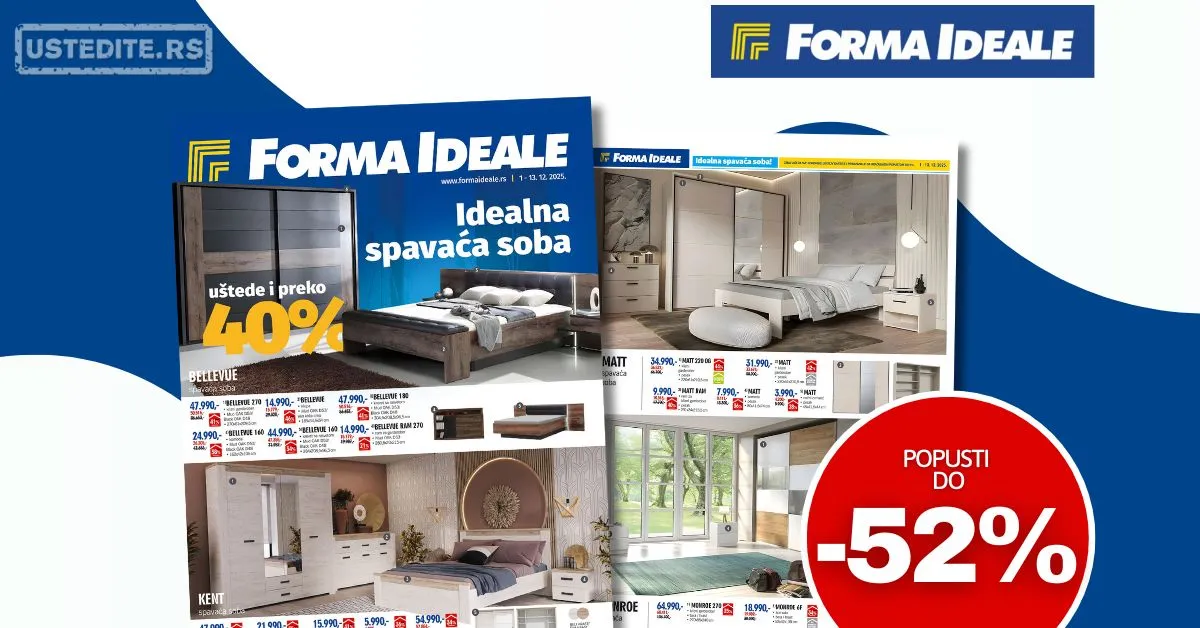 Forma Ideale katalog 1-13.12.2025. - ustedite.rs