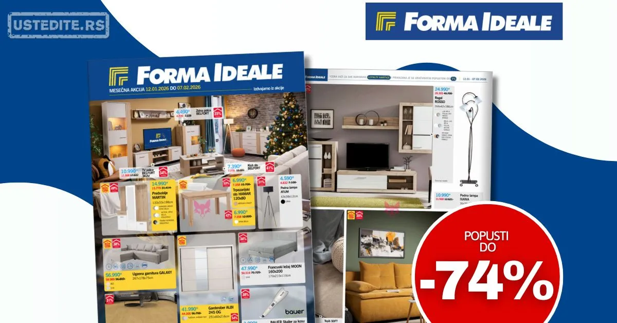 Forma Ideale katalog 12.1-7.2.2026. - ustedite.rs