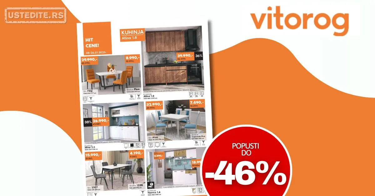 Vitorog katalog HIT CENE 8-26.1.2026. - ustedite.rs