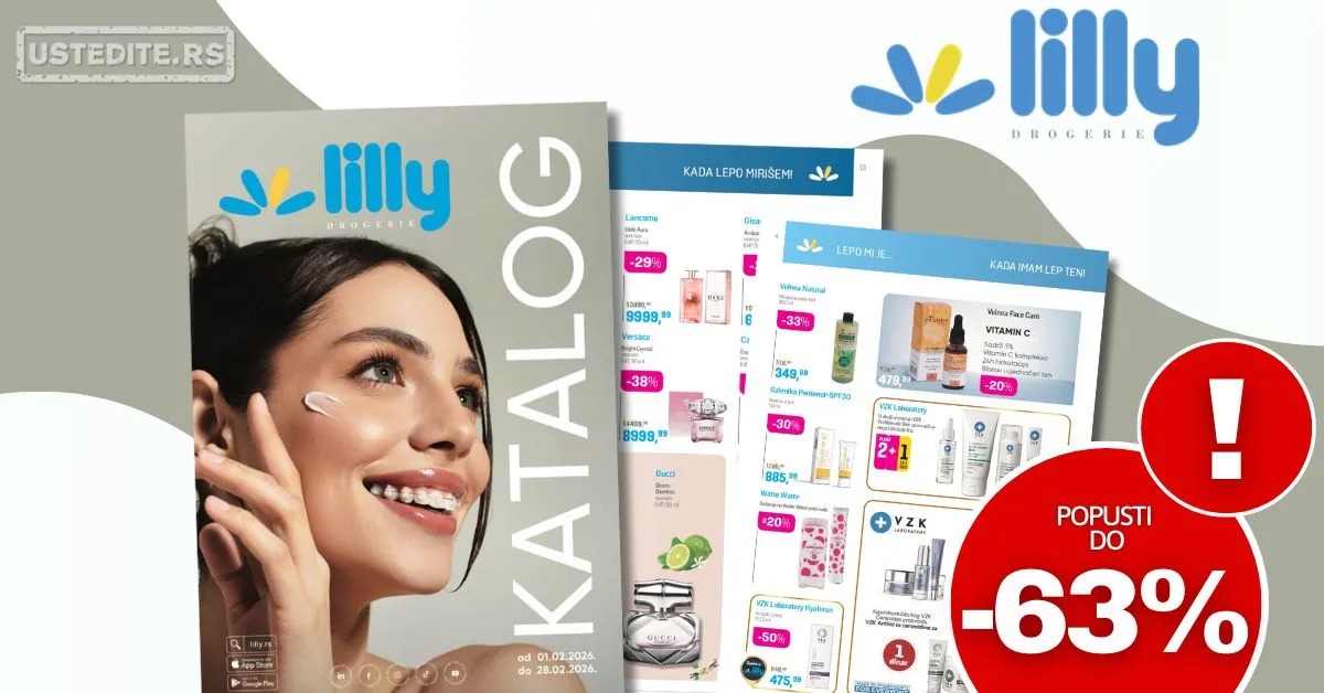 Lilly katalog FEBRUAR 2026. - ustedite.rs