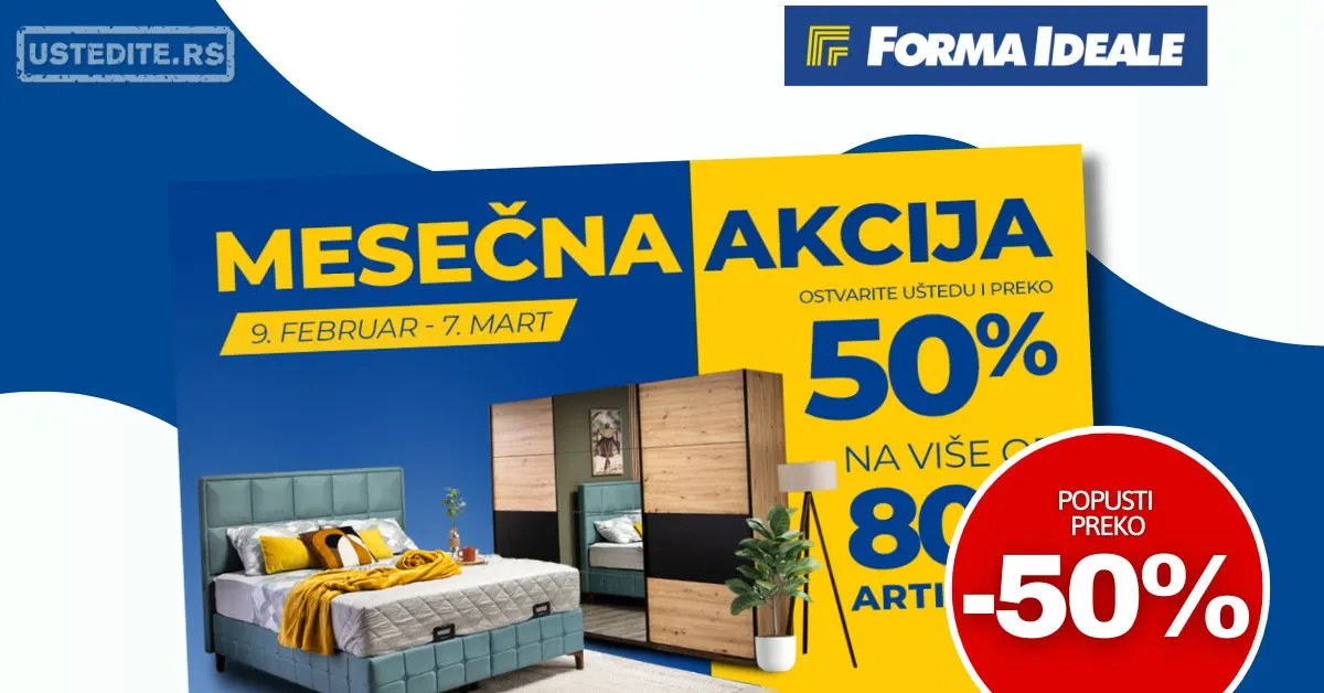 Forma Ideale AKCIJA 9.2-7.3.2026. - ustedite.rs