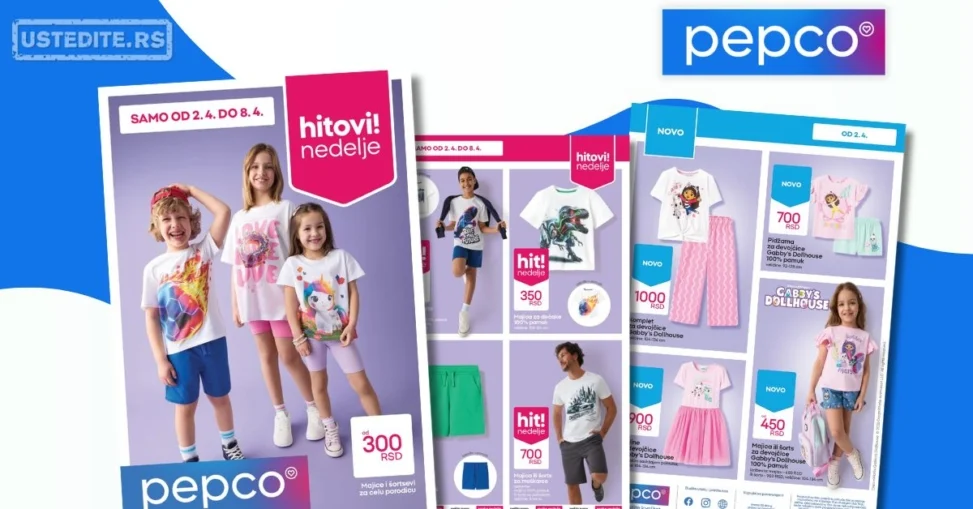 Pepco katalog 2-8.4.2026. - ustedite.rs
